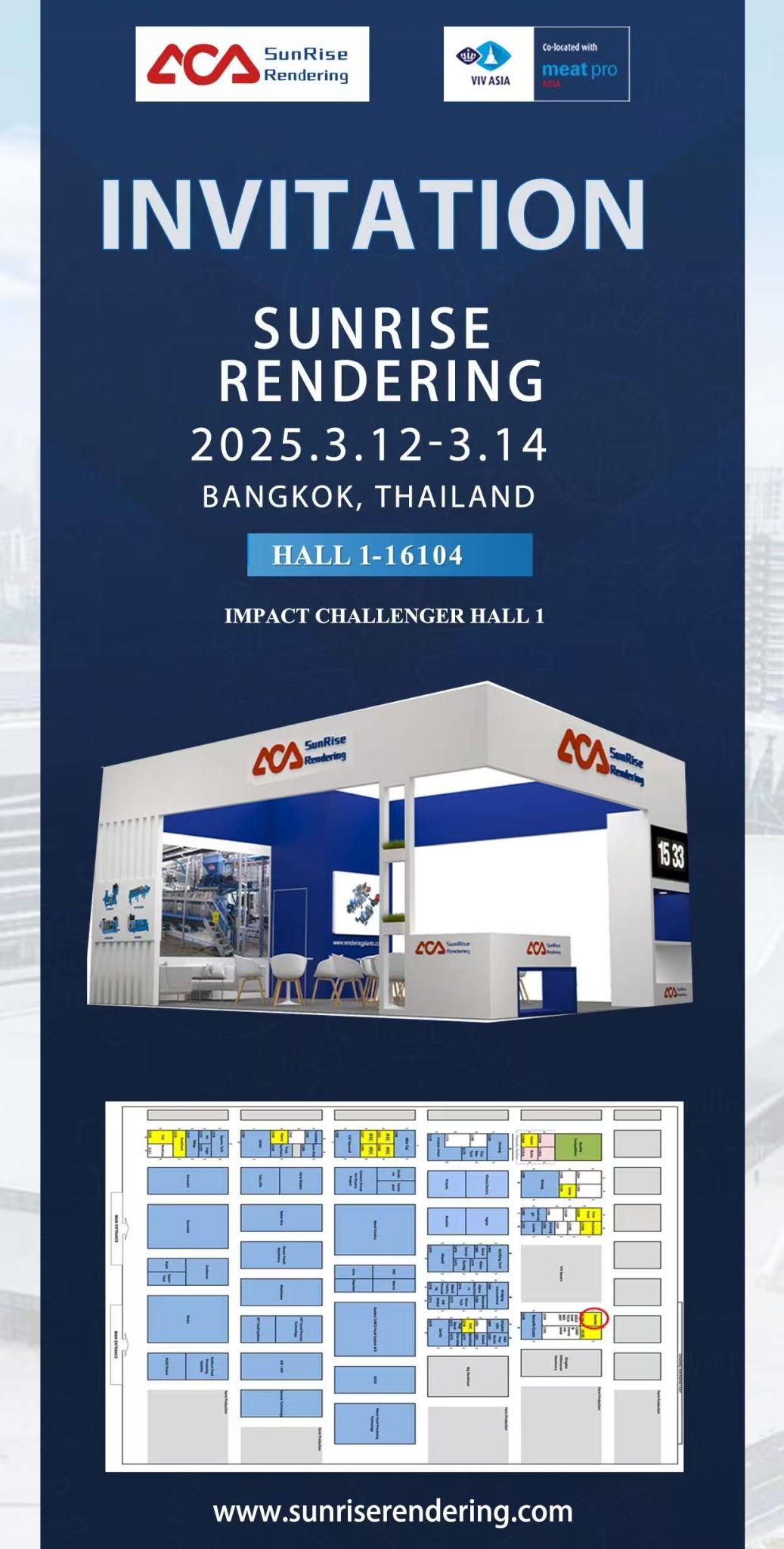 Sunrise Rendering Thailand Exhibition - sunrise